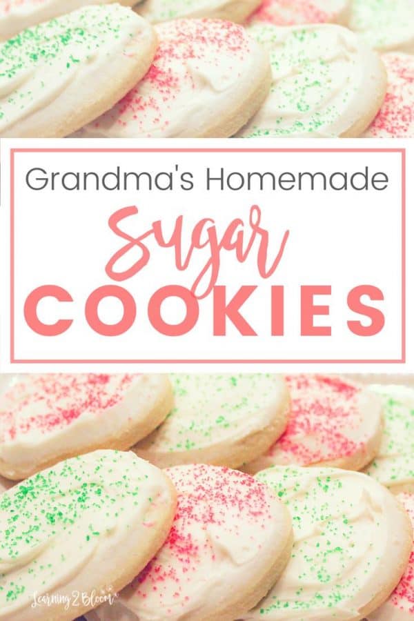 Grandma's Homemade Sugar Cookies - Learning2Bloom