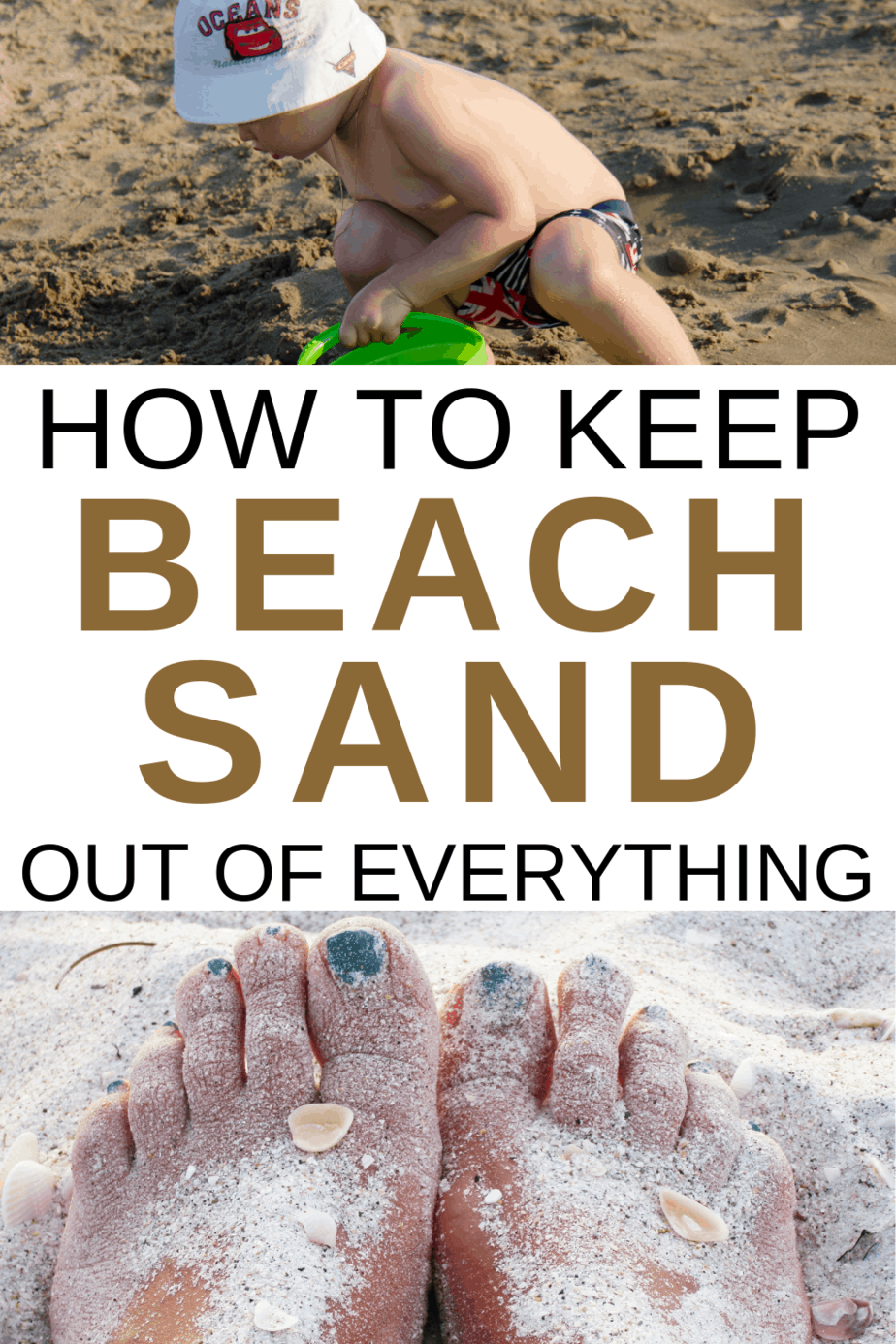 How to Keep Sand out of Everything at the Beach - Learning2Bloom